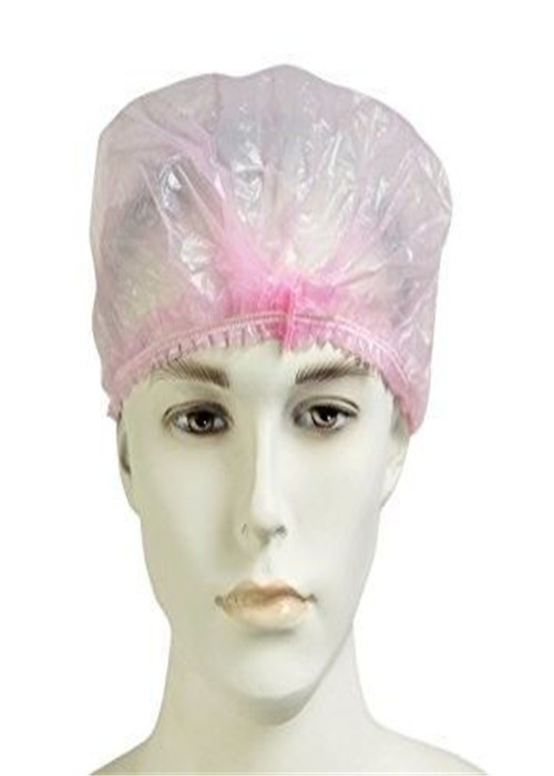 Colorful Disposable Head Cap Disposable Plastic Shower Caps Waterproof ...