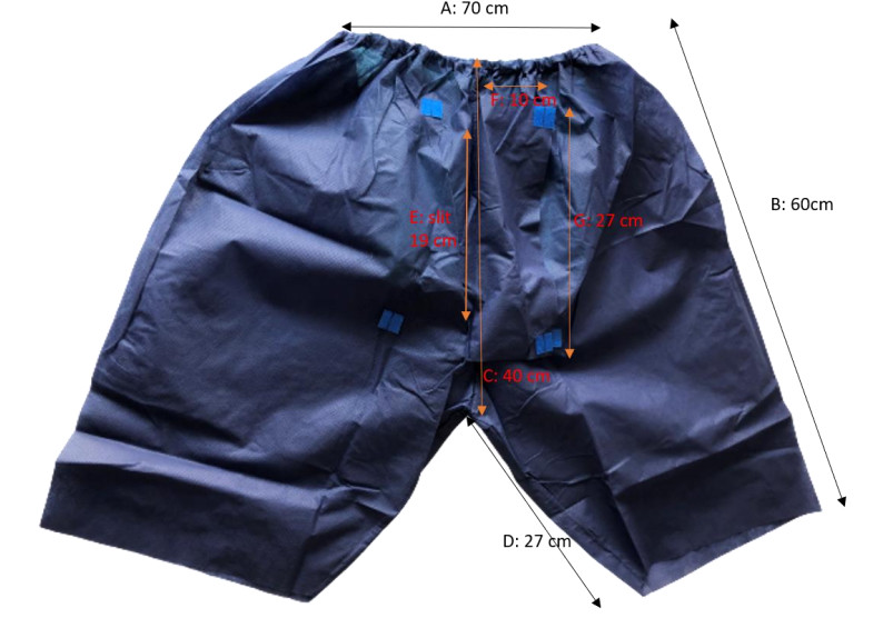 Nonwoven 45g Disposable Medical Gowns Dark Blue Disposable Colonoscopy ...